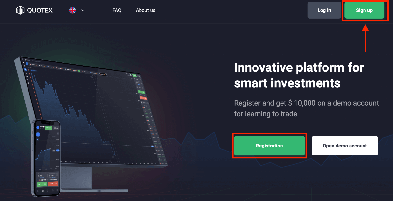 Cómo registrarse e iniciar sesión en la cuenta de Quotex Trading Broker